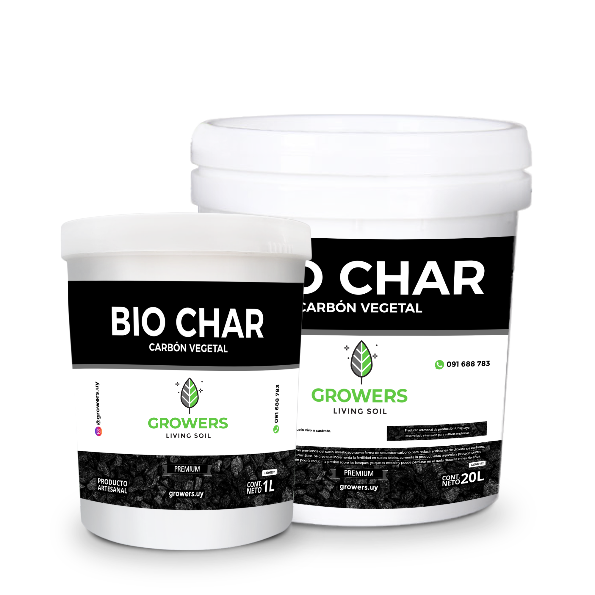 Bio Char - Carbón Vegetal GROWERS